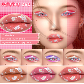 Second Life Marketplace - [demo] fatpack. Daisy Lip & Eyeshadow Set - leLUTKA EVO/ EVO X